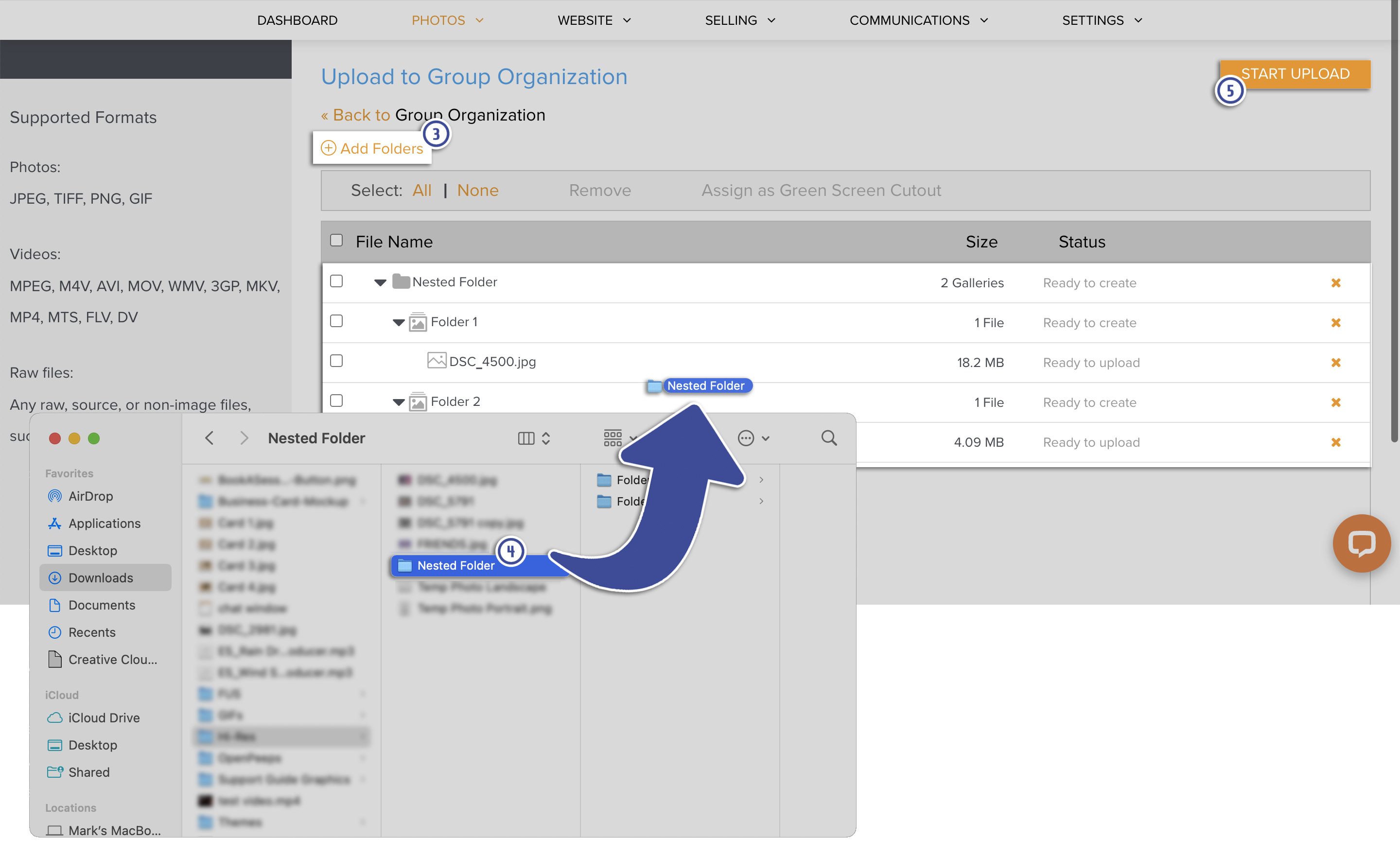 Uploading Photos & Video – Zenfolio Classic | Support Center
