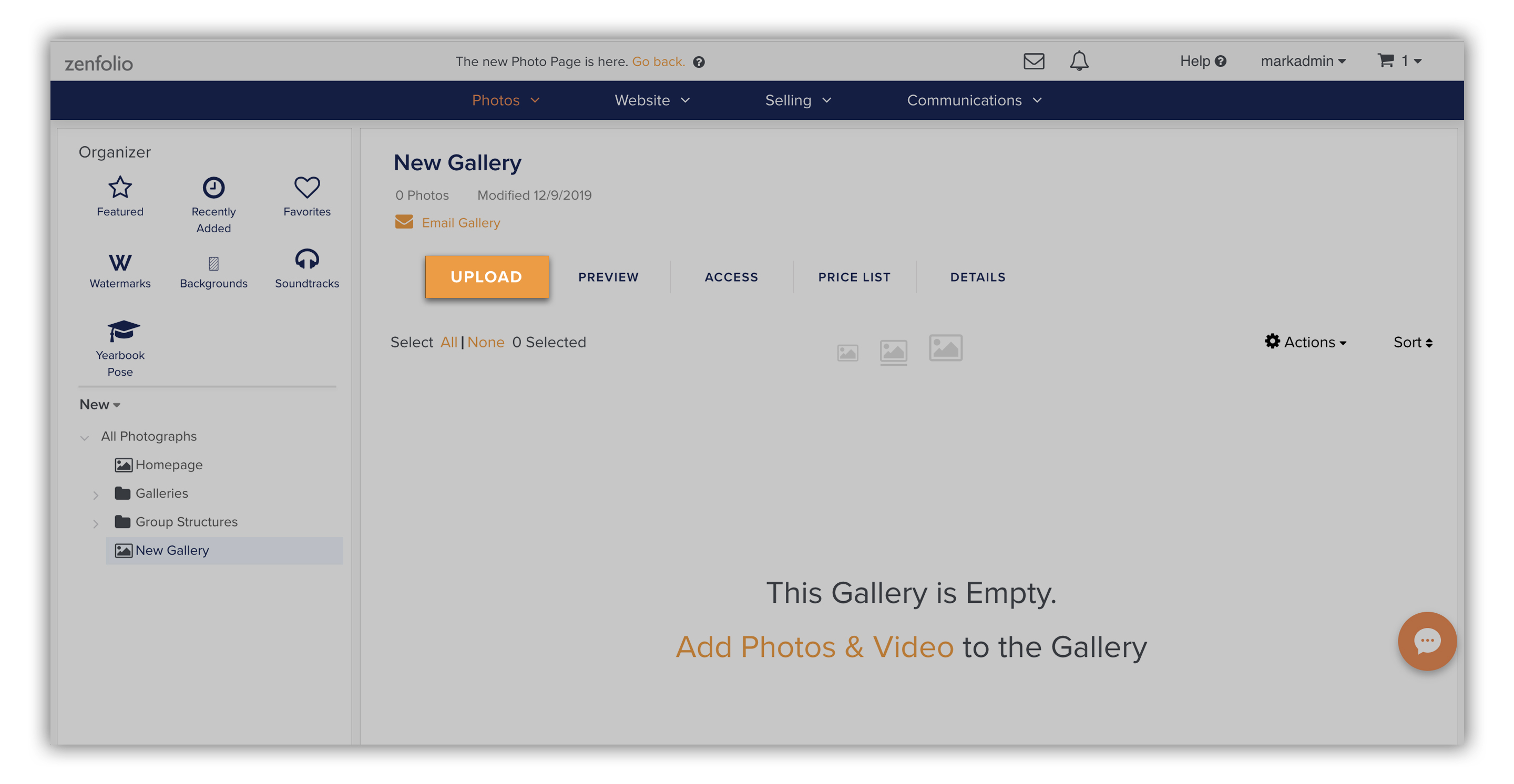 Uploading Photos & Video – Zenfolio Classic | Support Center