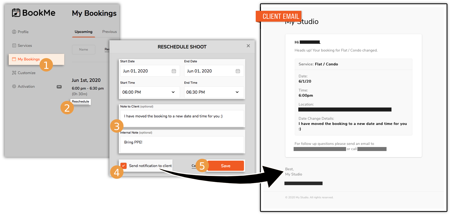 Viewing and Managing your BookMe Bookings – Zenfolio Classic | Support ...