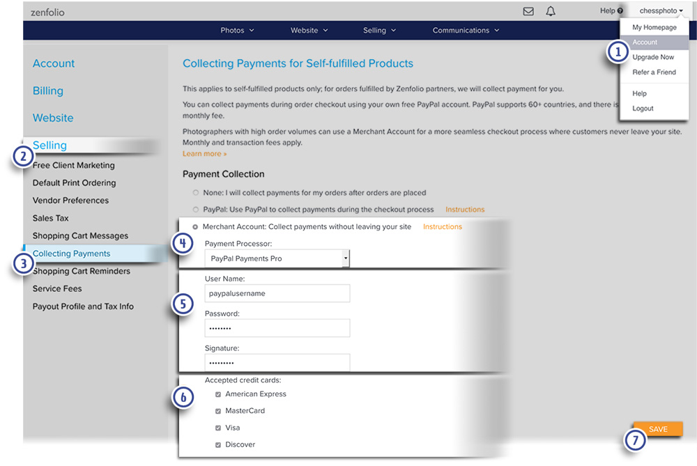 Using a Merchant Account to Collect Payments for Self Fulfilled Product ...