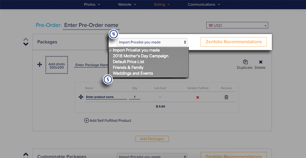 How to Use Pre-Order Vendor-Fulfillment – Zenfolio