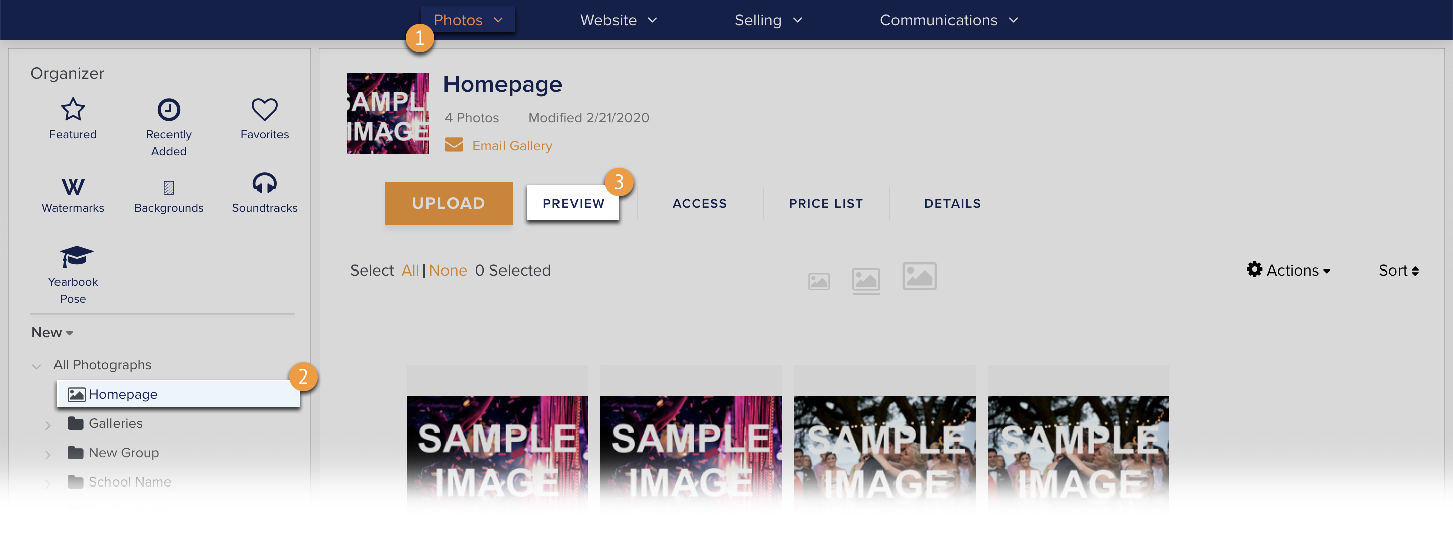 Website View functions – Zenfolio Classic | Support Center